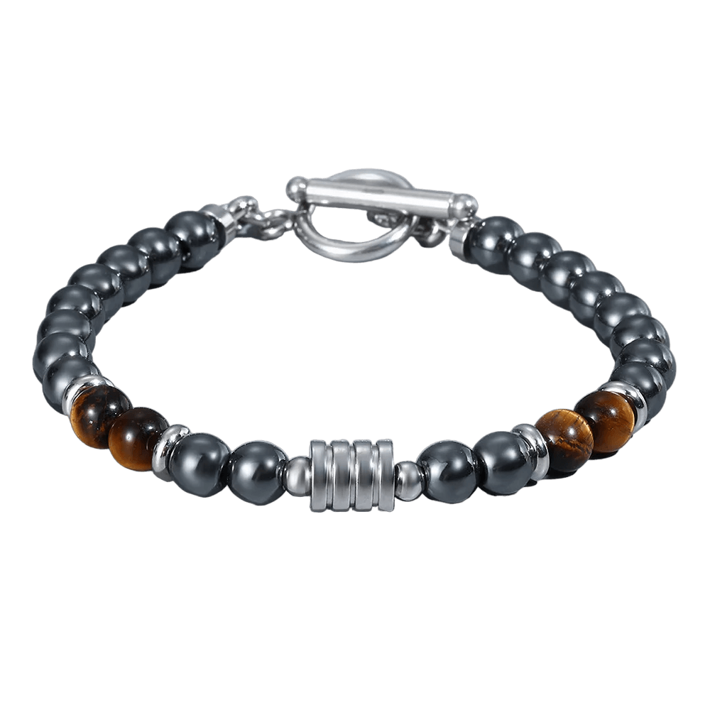 Grey MystiCraft Tiger's Eye Bracelet – Ritaj Gifts Grey MystiCraft Tiger's Eye Bracelet – Ritaj Gifts